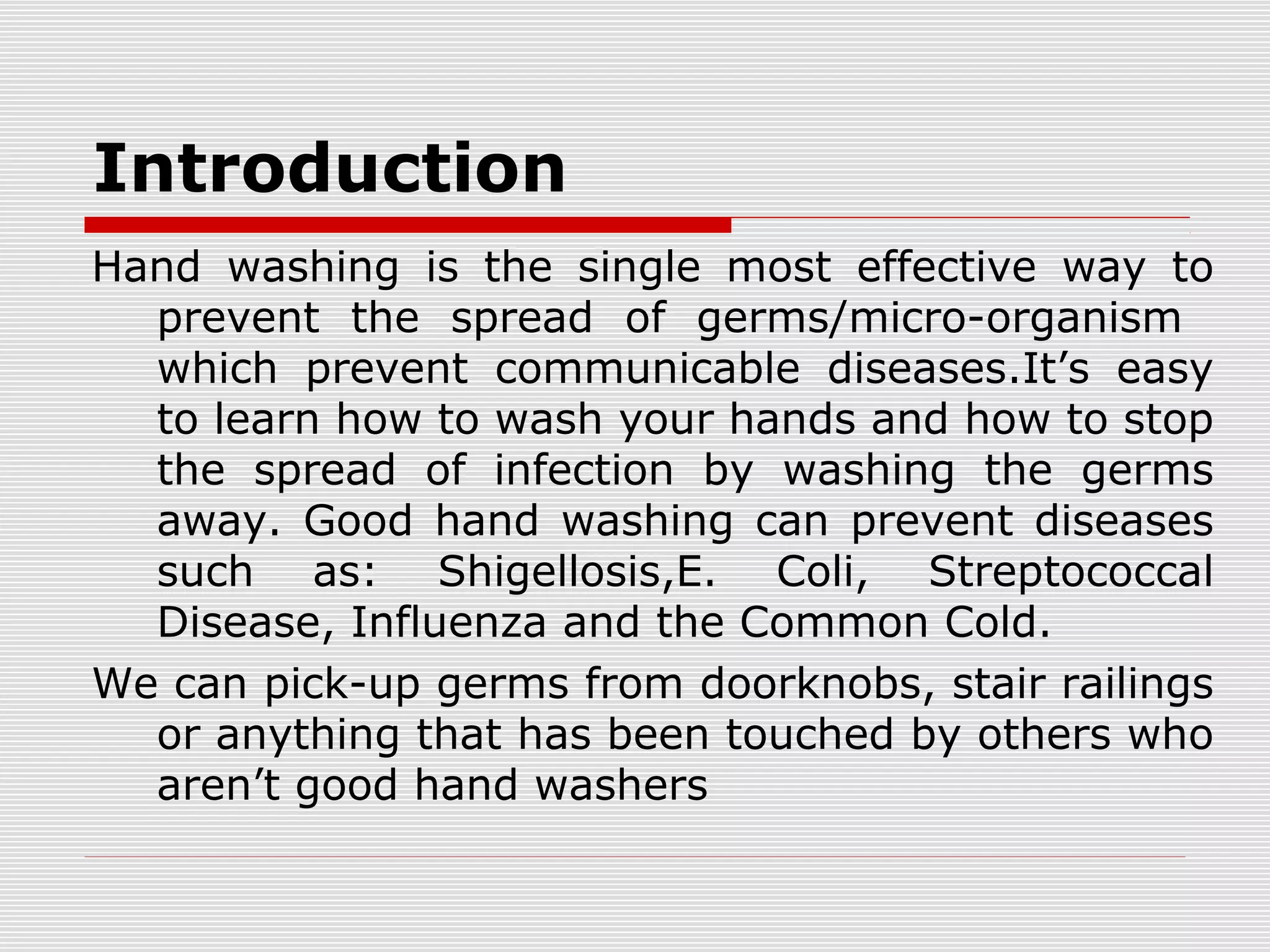 Hand washing presentation | PPT