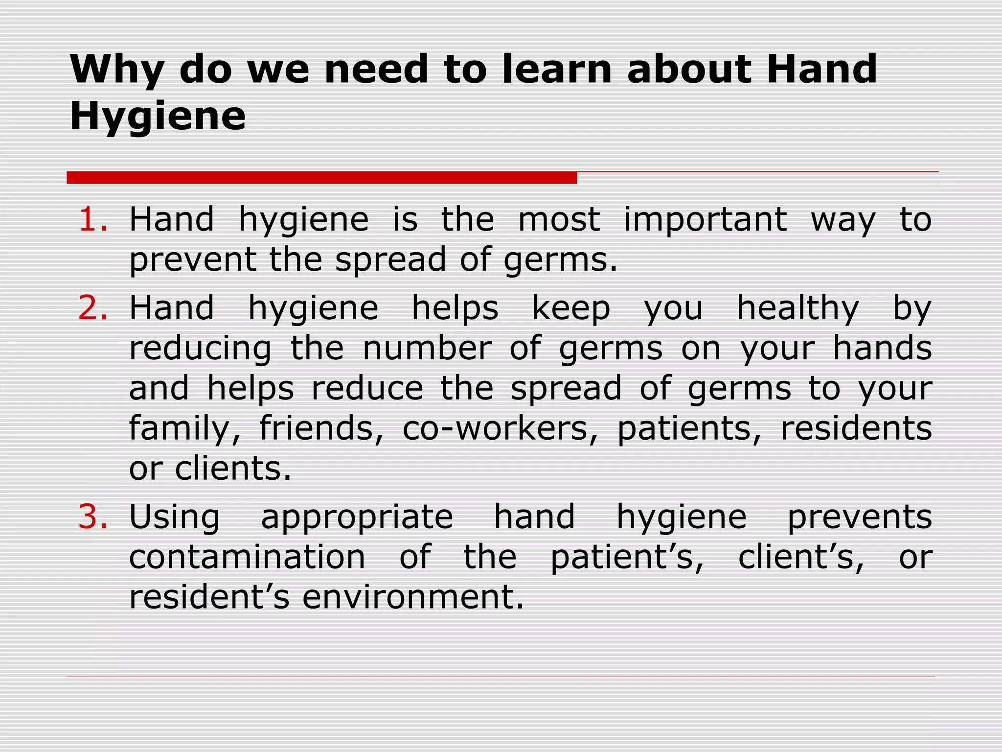 Hand washing presentation | PPT