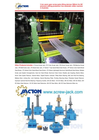 Hand wheel manual operated 3 ton worm gear screw jacks lifting devices ...
