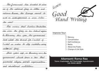 Hand writing 1 | PDF