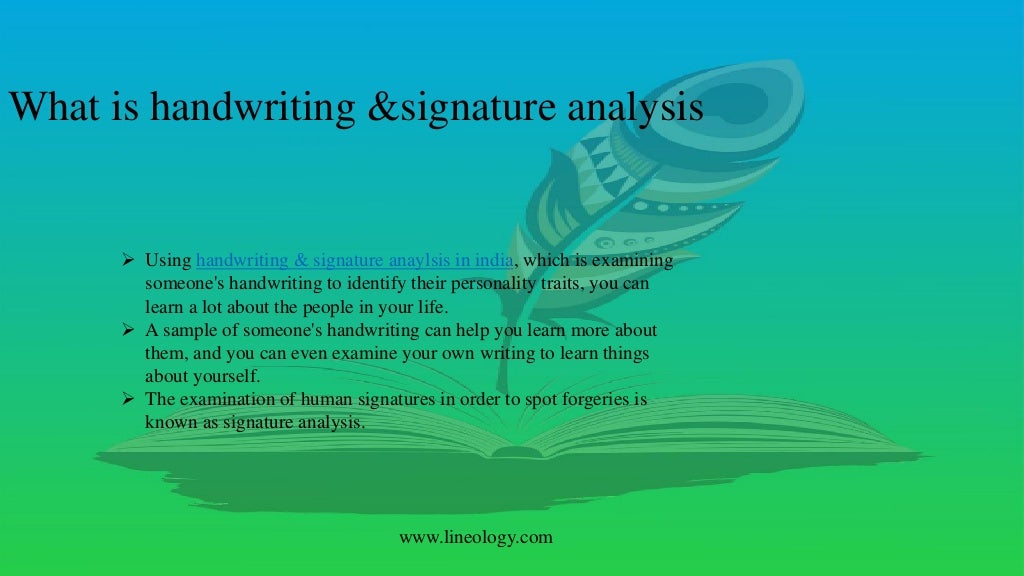 Handwriting & Signature Anaylsis in India | PDF