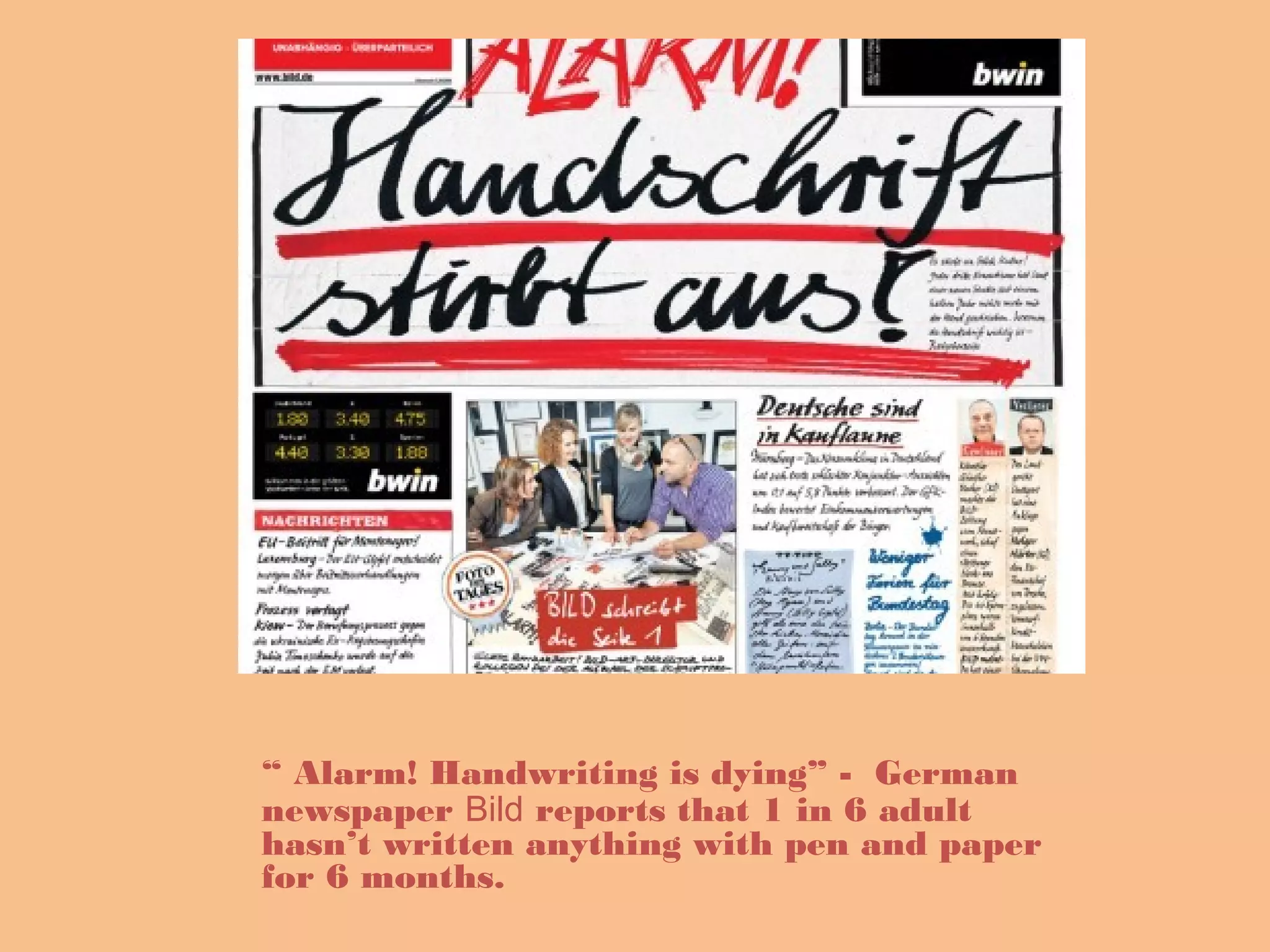 Handwriting project | PPT