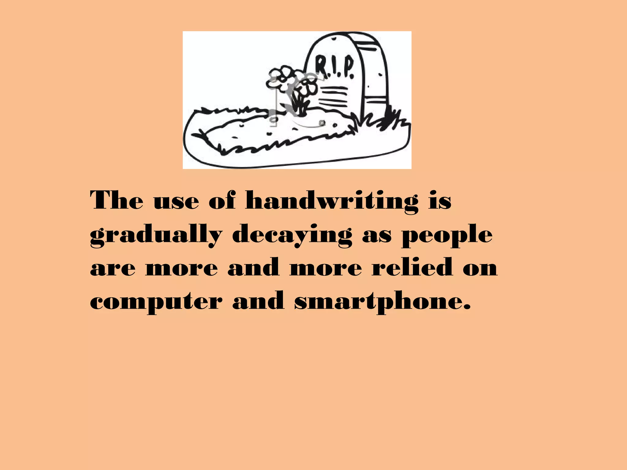 Handwriting project | PPT