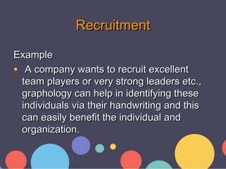 Handwriting is Barin Writing | PPT