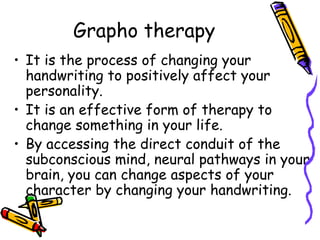 Handwriting analysis presentaion | PPT