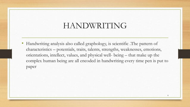 HANDWRITING AND PERSONALITY.pptx | Brain and Nervous System Disorders ...