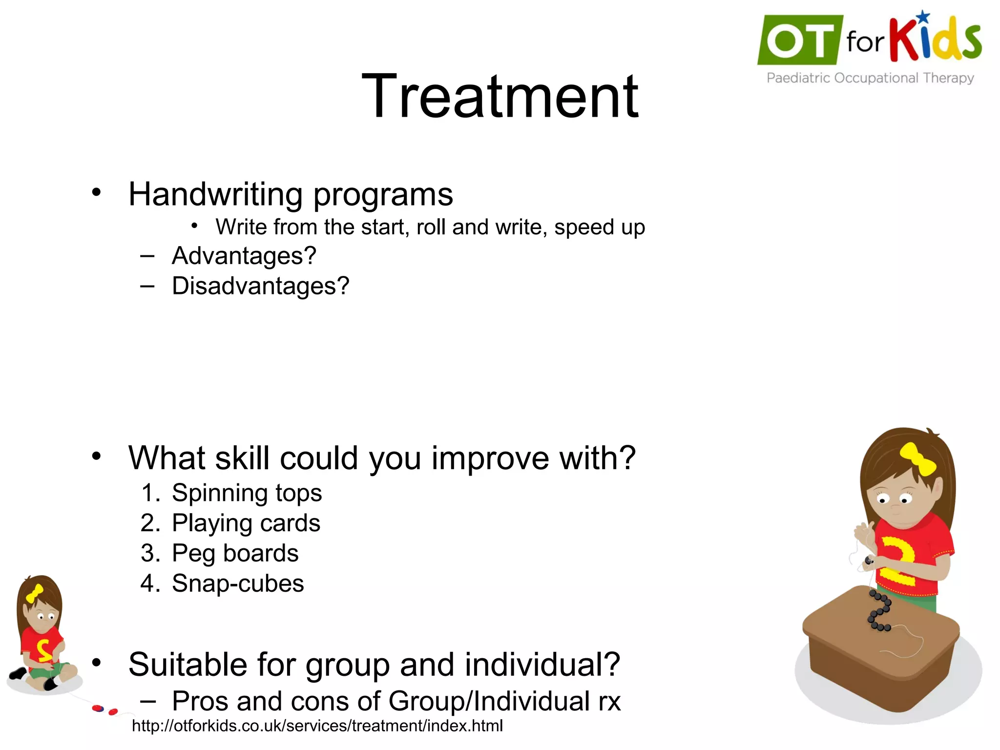 OT for Kids - Assessing and Improving Handwriting for Occupational ...