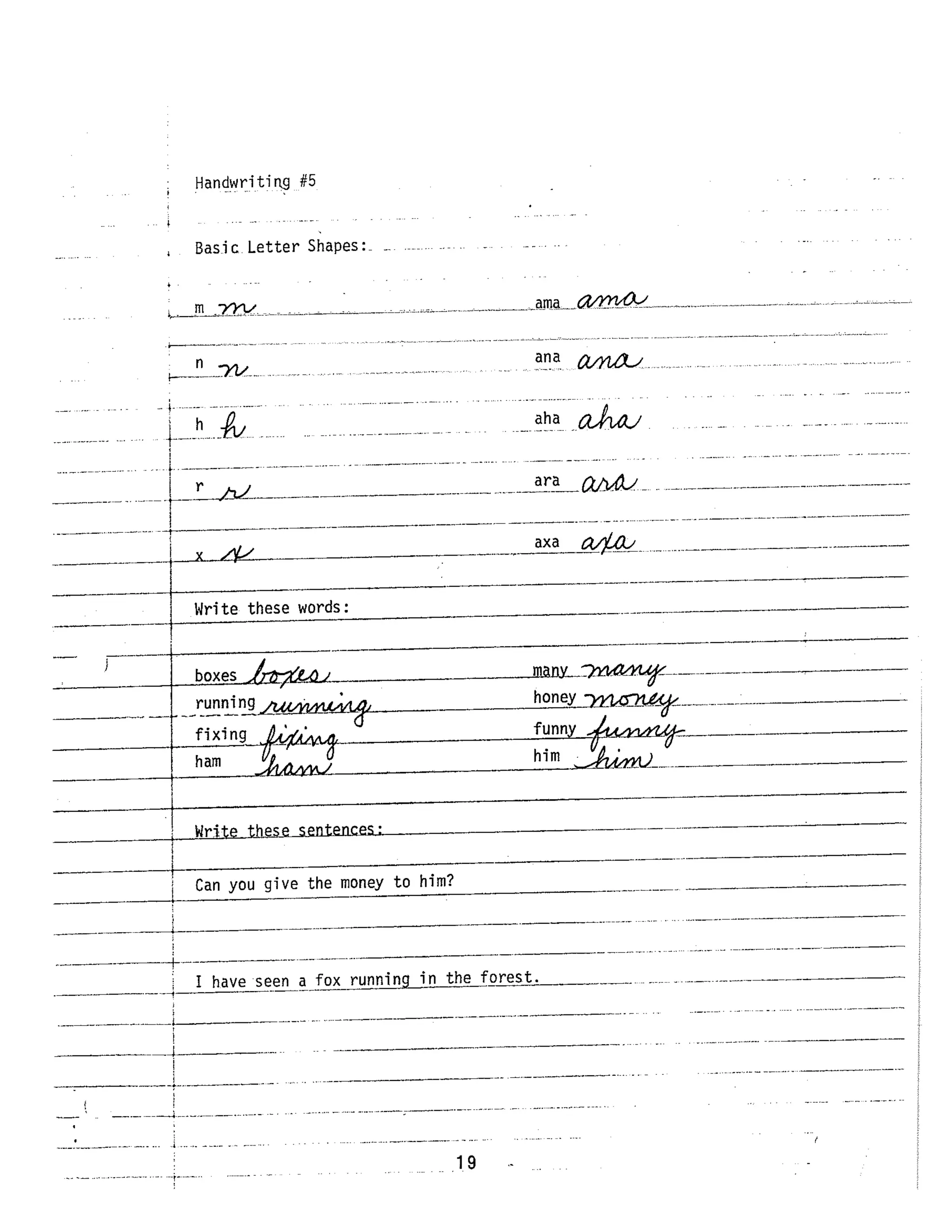 Handwriting cursive for ESL students | PDF