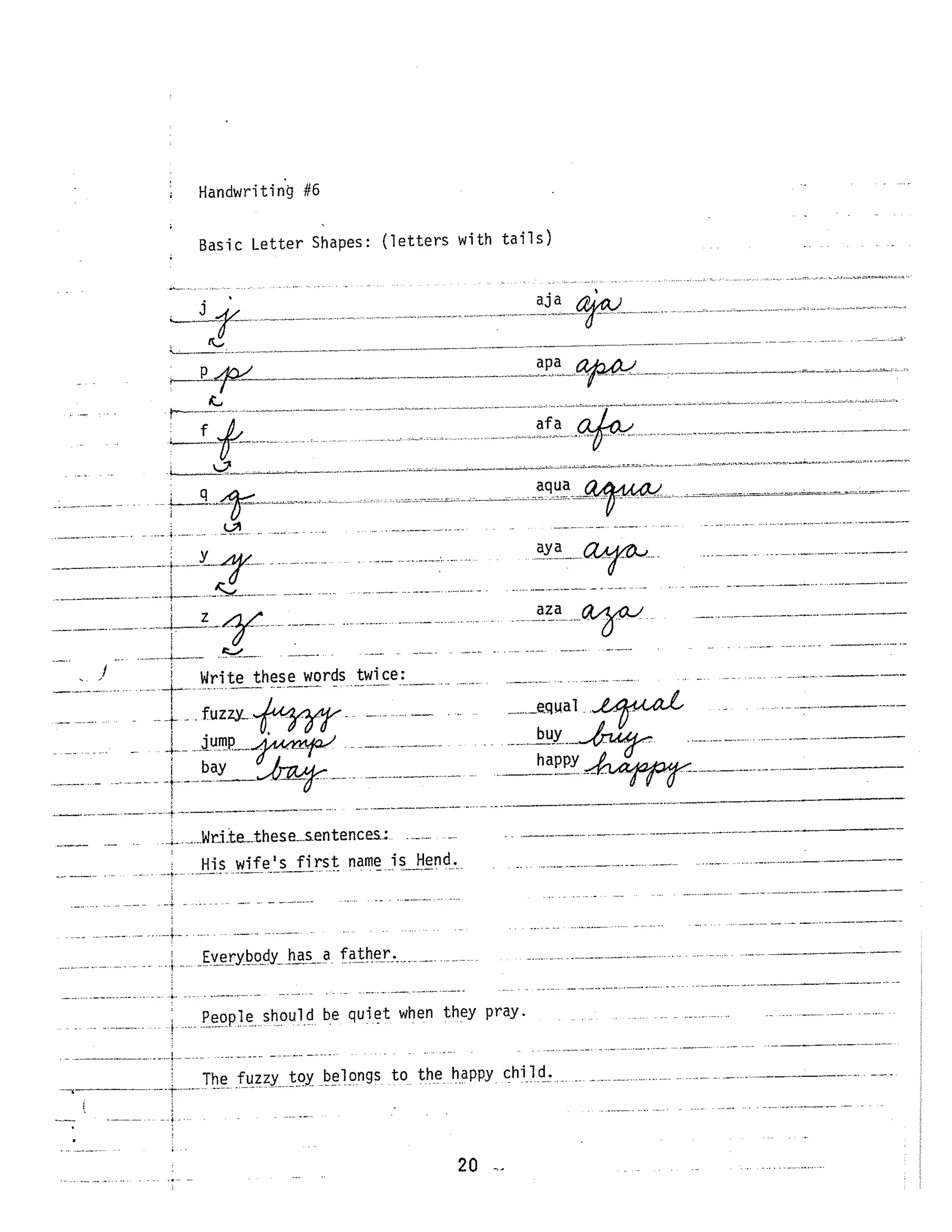 Handwriting cursive for ESL students | PDF