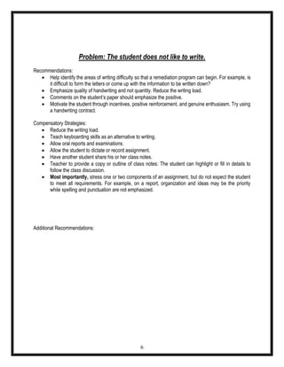 Handwriting intervention strategies | PDF