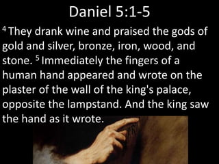 Handwriting on the wall | PPTX