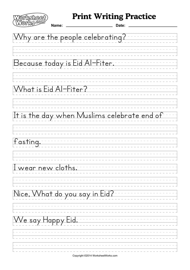 Hand writing practice | PDF