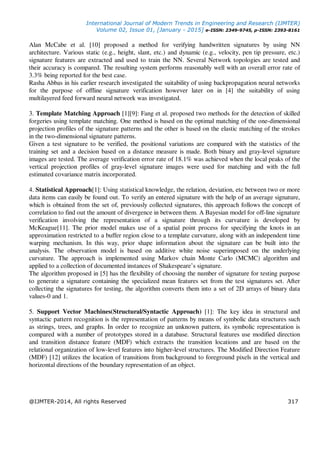 Handwritten Signature Verification using Artificial Neural Network | PDF