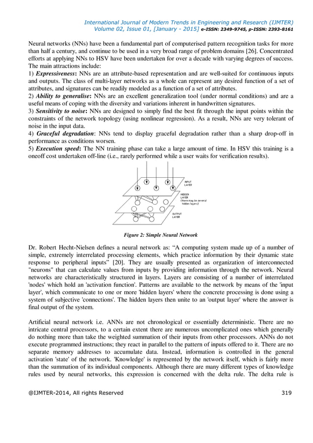 Handwritten Signature Verification using Artificial Neural Network | PDF