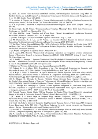 Handwritten Signature Verification using Artificial Neural Network | PDF