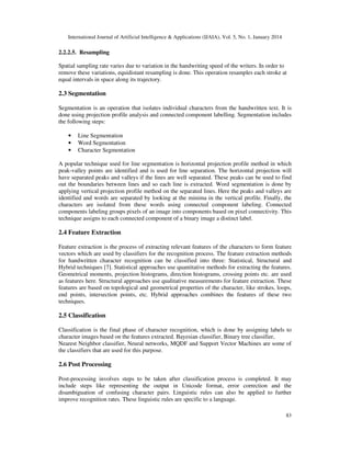 Handwritten character recognition in | PDF