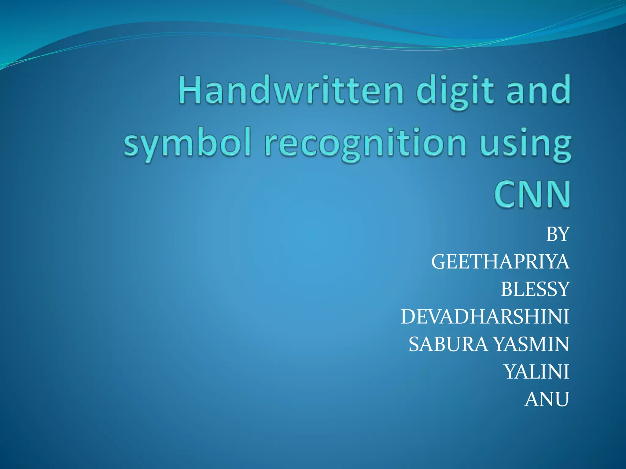 Handwritten digit and symbol recognition using CNN.pptx