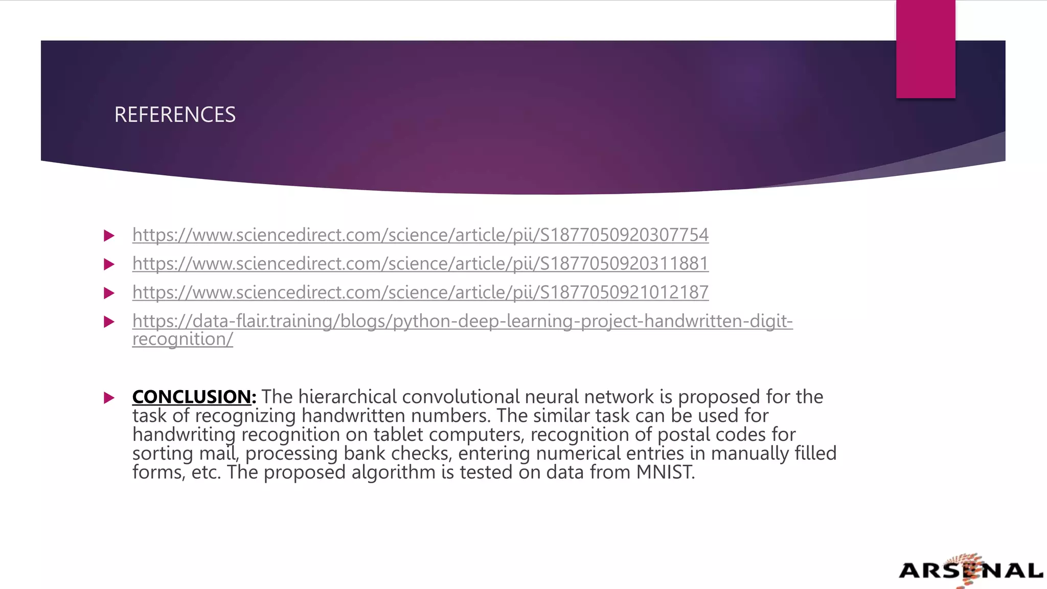 Handwritten Digit Recognitionppt1 Pptx