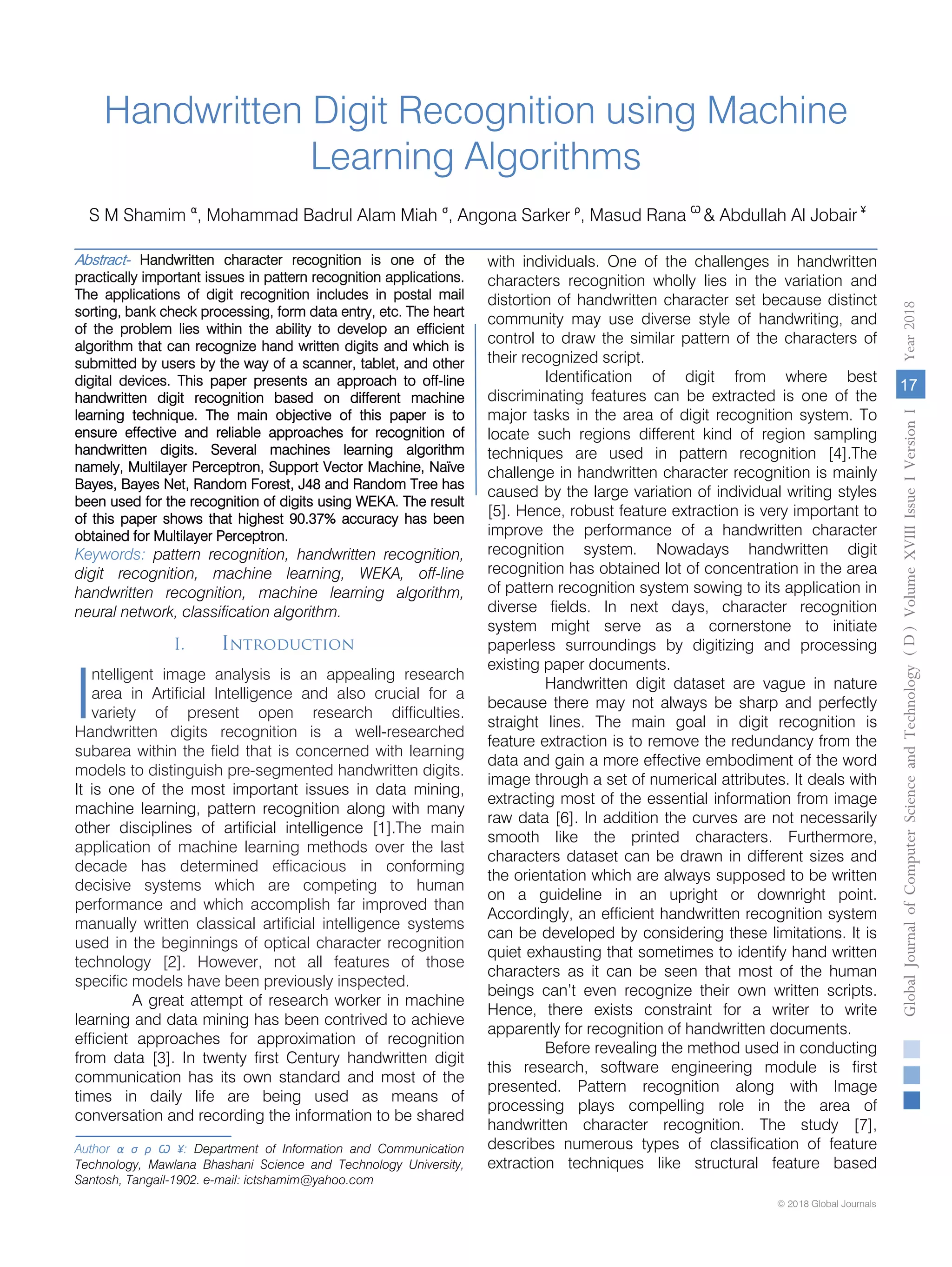 HandwrittenDigitRecognitionusing.pdf | Free Download