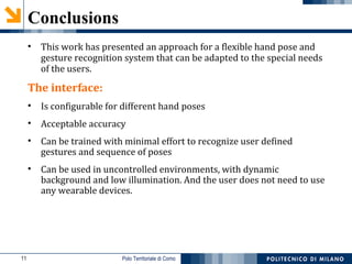 HANDY: A Configurable Gesture Recognition System | PPT