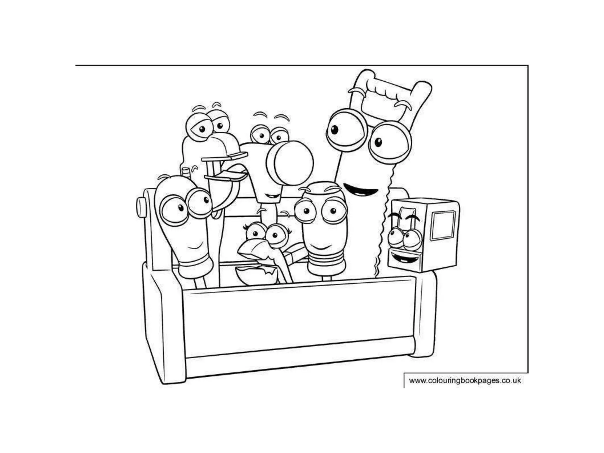 Handy manny Colouring Pages and Kids Colouring Activities | PPSX