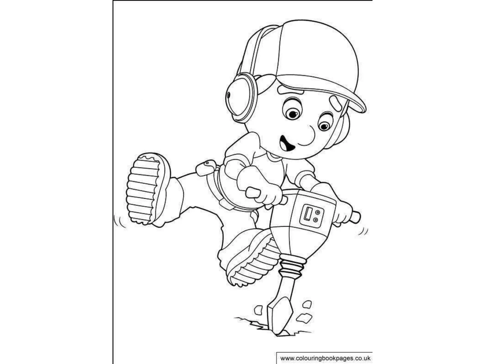 Handy manny Colouring Pages and Kids Colouring Activities | PPSX