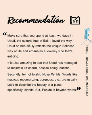 Handy pocket-guide-bali-indonesia | PDF
