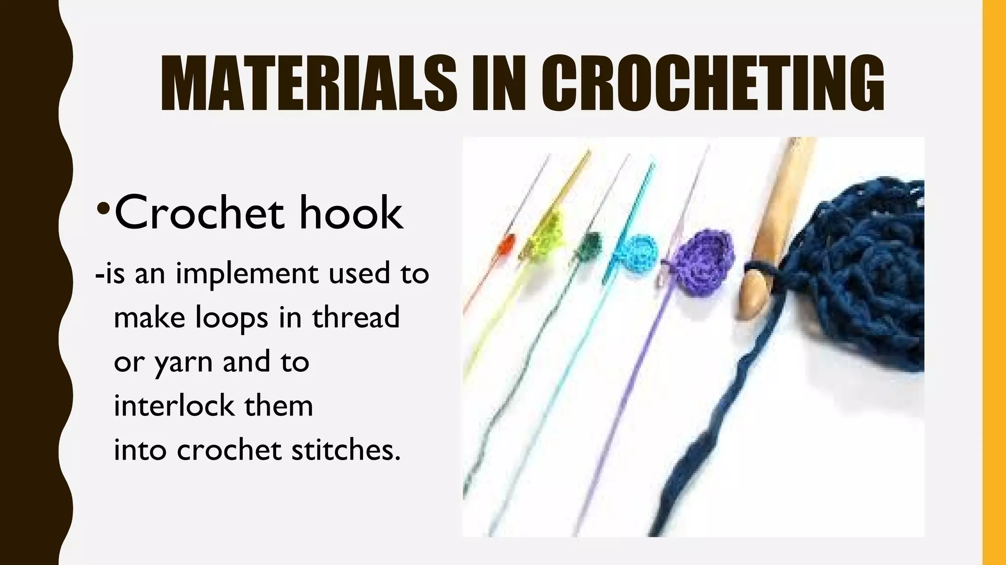 Handycrafts crocheting and tatting | PPT