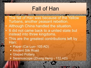 Han dynasty | PPTX