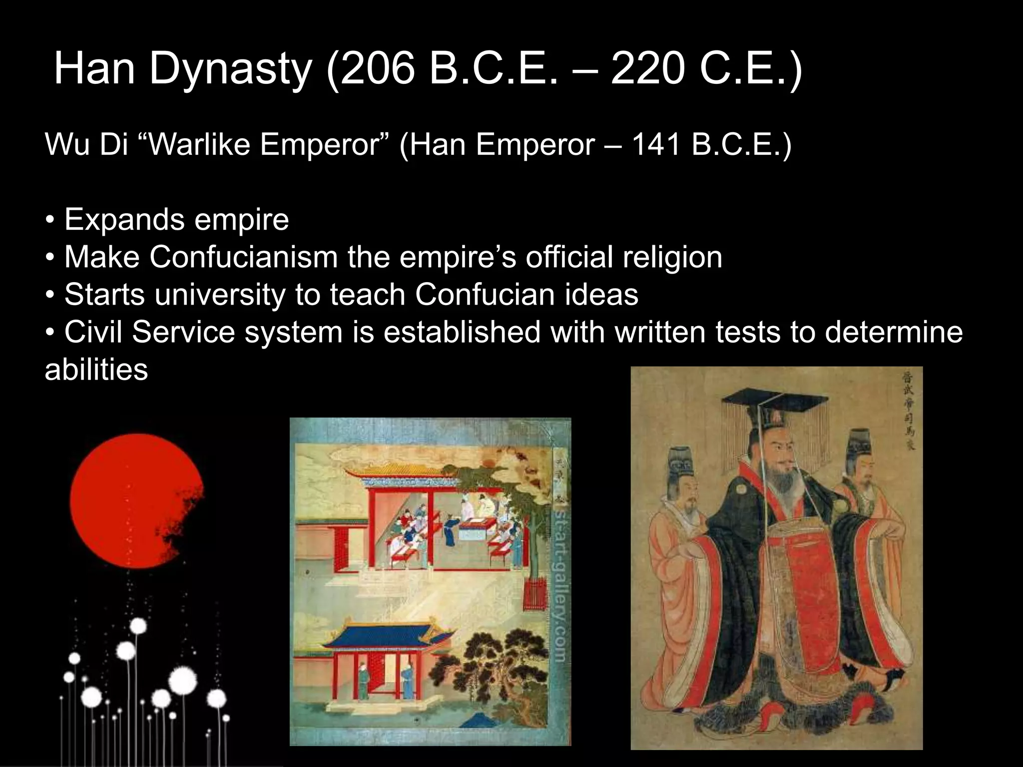 Han dynasty | PPTX | Buddhism | Religion & Spirituality