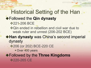 Han dynasty | PPT