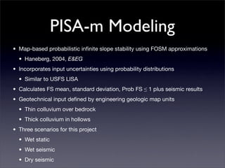 Lidar based landslide mapping at UCSF | PDF