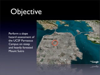 Lidar based landslide mapping at UCSF | PDF