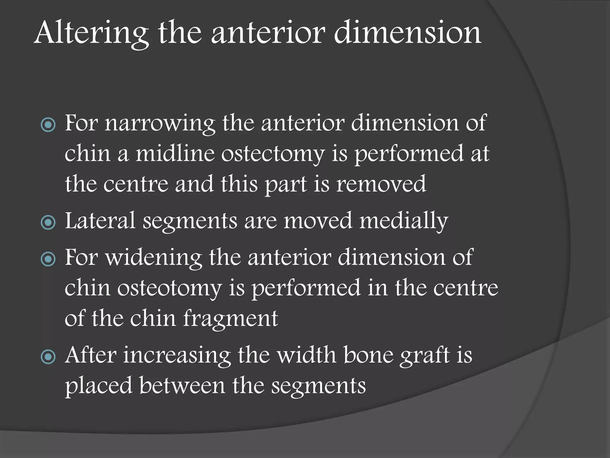 Genioplasty in Brief | PPTX