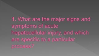 Acute hepatocellular injury by haneen ayad | PPT