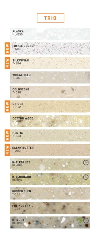 Hanex Solid Surface Brochure - 2018 | PDF