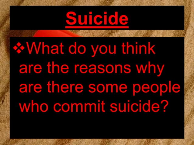 SUICIDE AND PARASUICIDE | PPTX