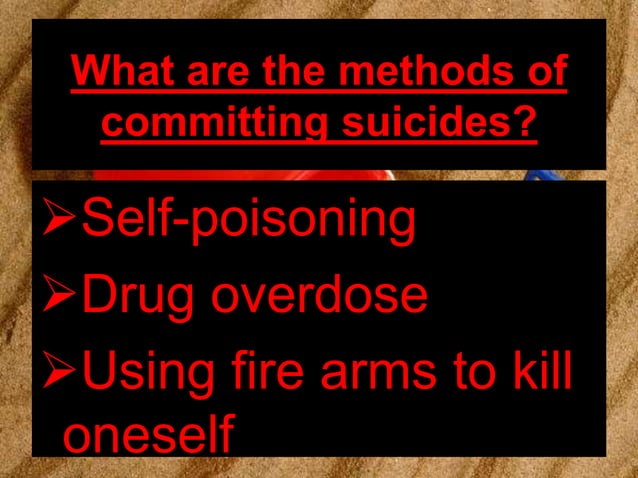 SUICIDE AND PARASUICIDE | PPTX