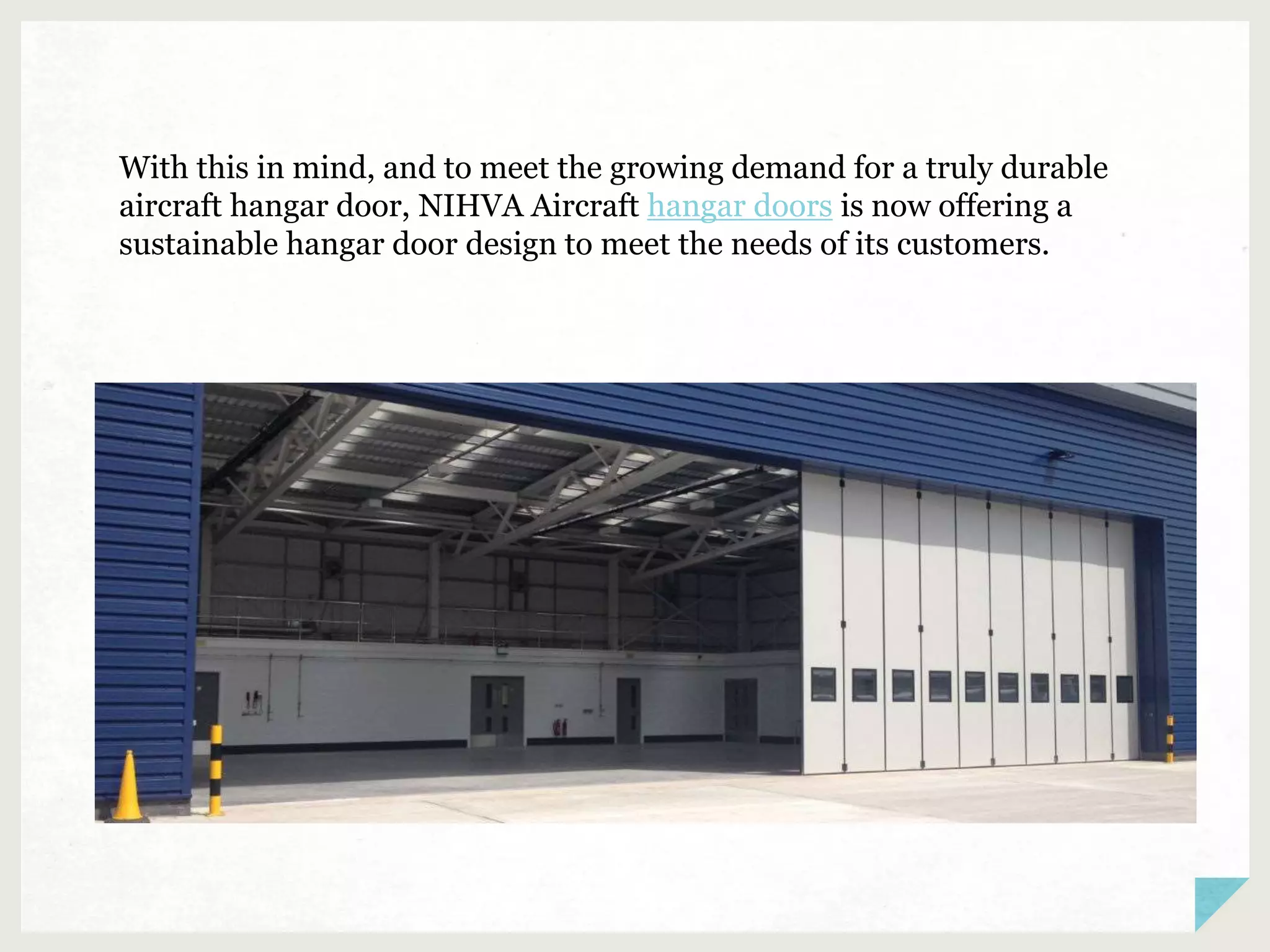 Hangar Doors/ Hangar Doors With Sustainable Design | PPTX