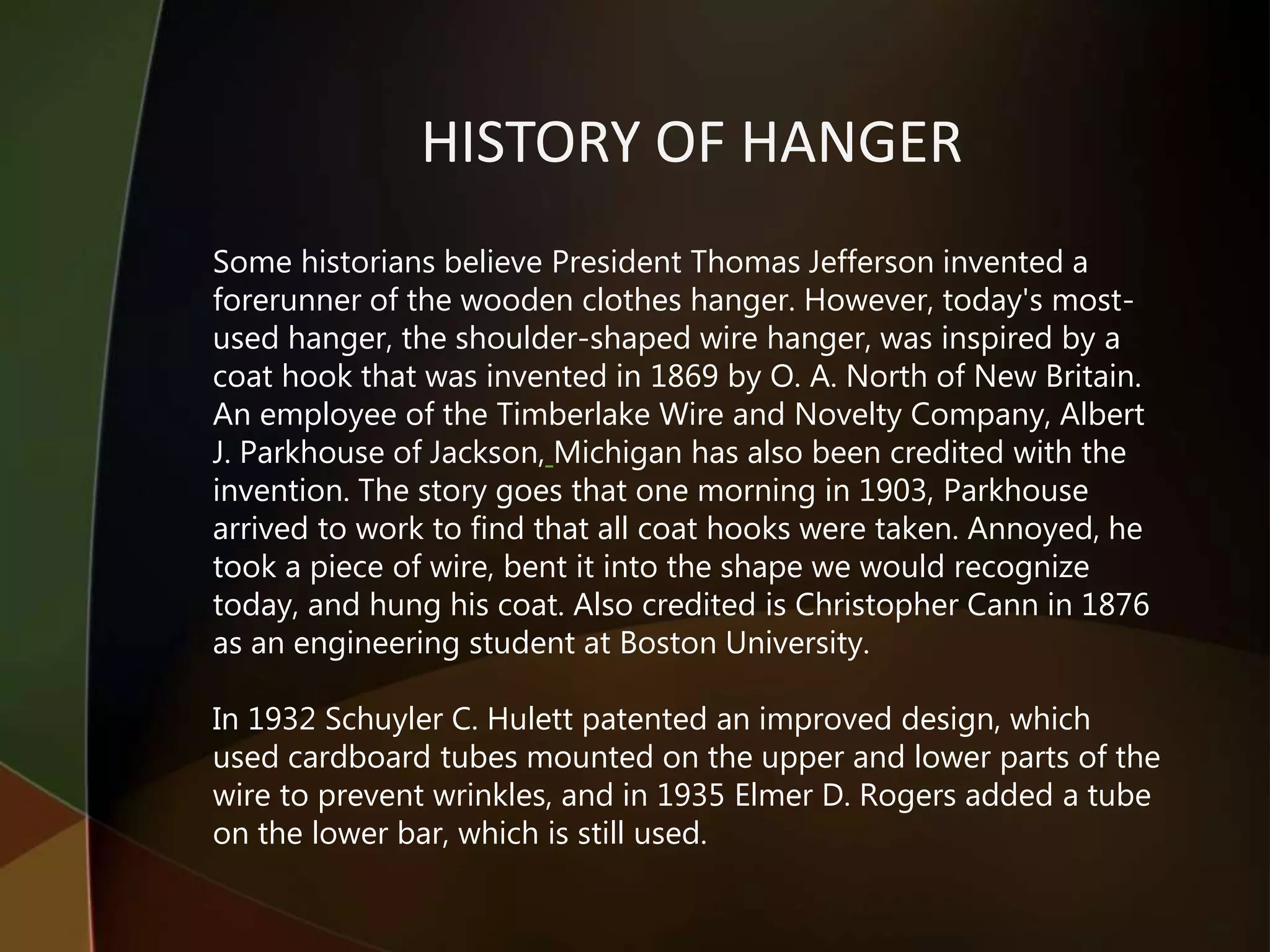 Hanger | PPTX