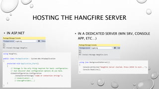 Managing tasks with Hangfire | PPTX