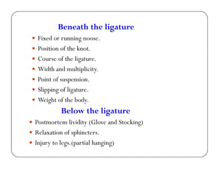 Hanging, strangulation, Asphyxial death | PDF