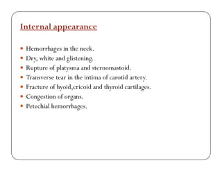 Hanging, strangulation, Asphyxial death | PDF