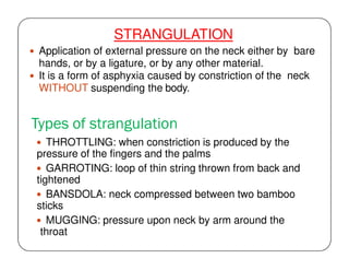 Hanging, strangulation, Asphyxial death | PDF