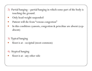 Hanging, strangulation, Asphyxial death | PDF
