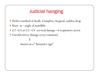 Hanging, strangulation, Asphyxial death | PDF