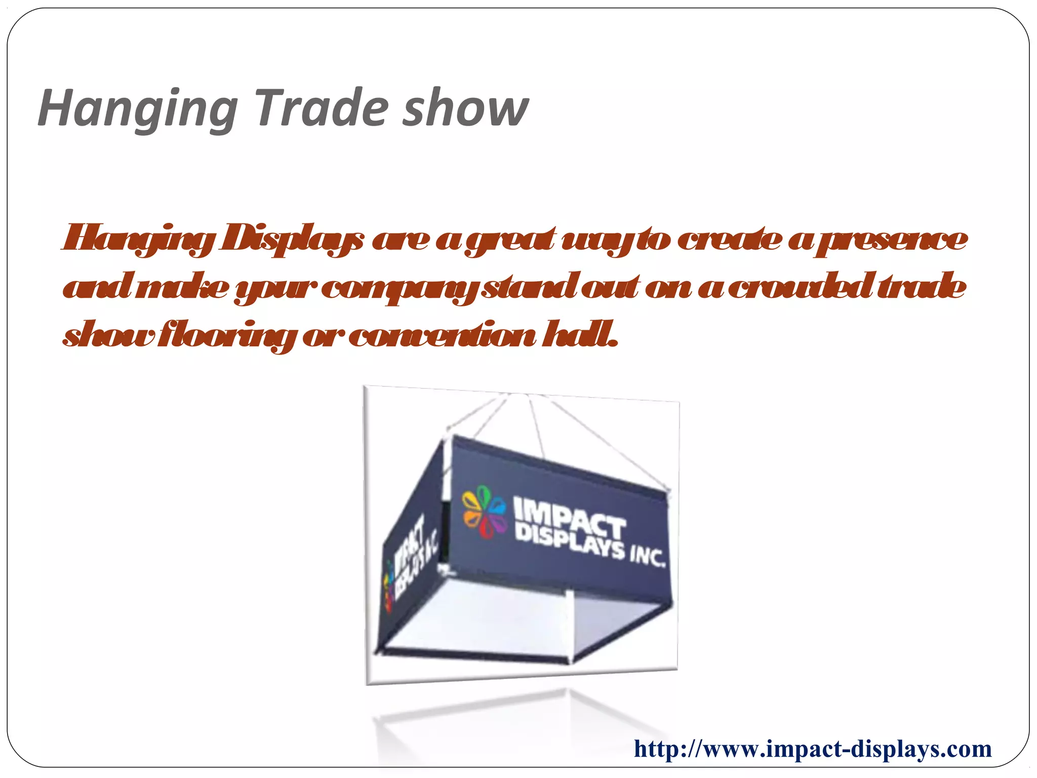 Hanging displays types & benefits | PPT