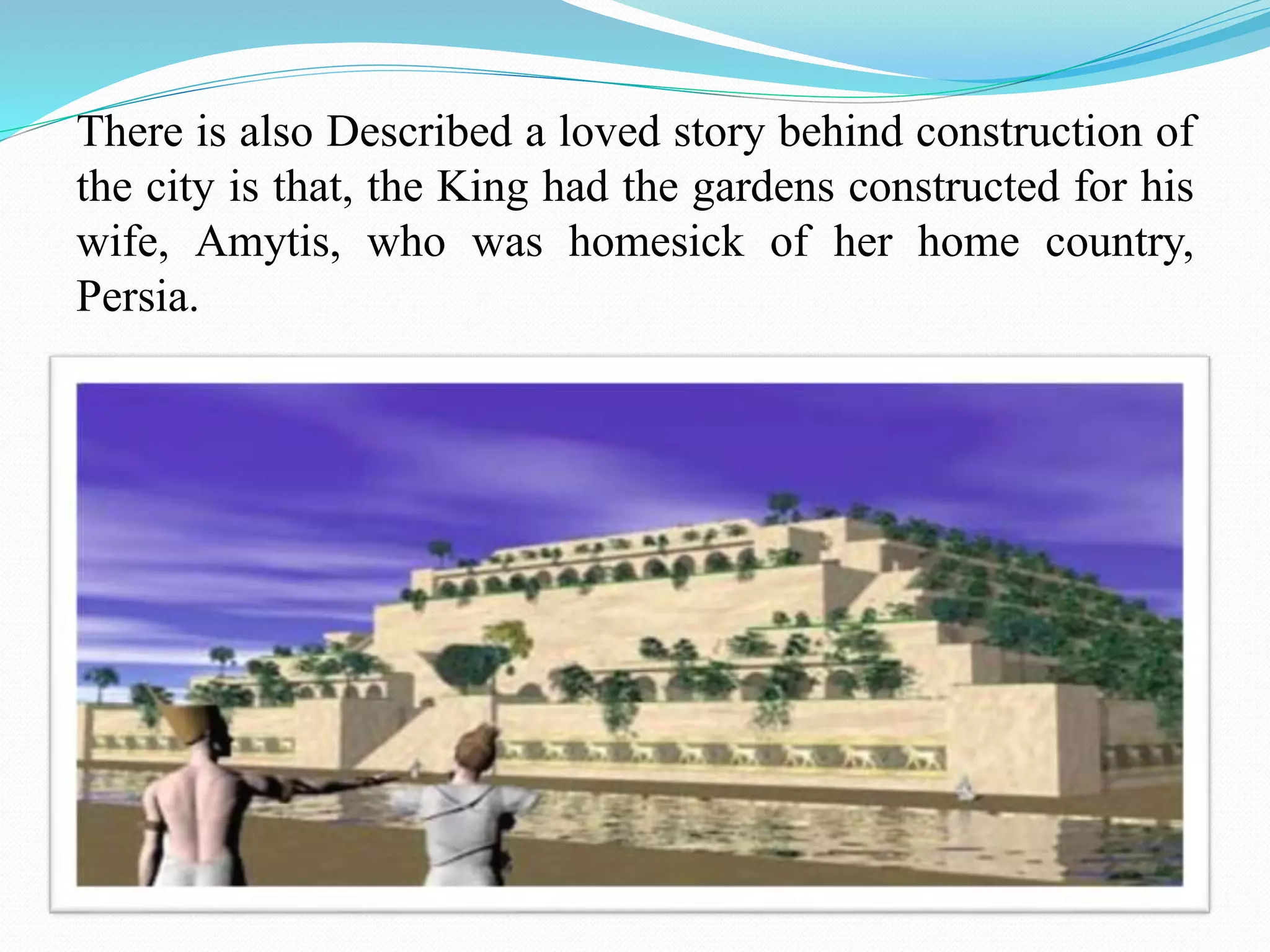 Hanging garden of babylone.ppt