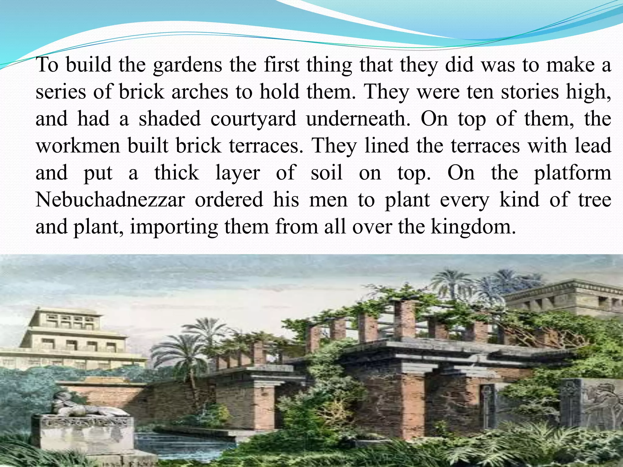 Hanging garden of babylone.ppt