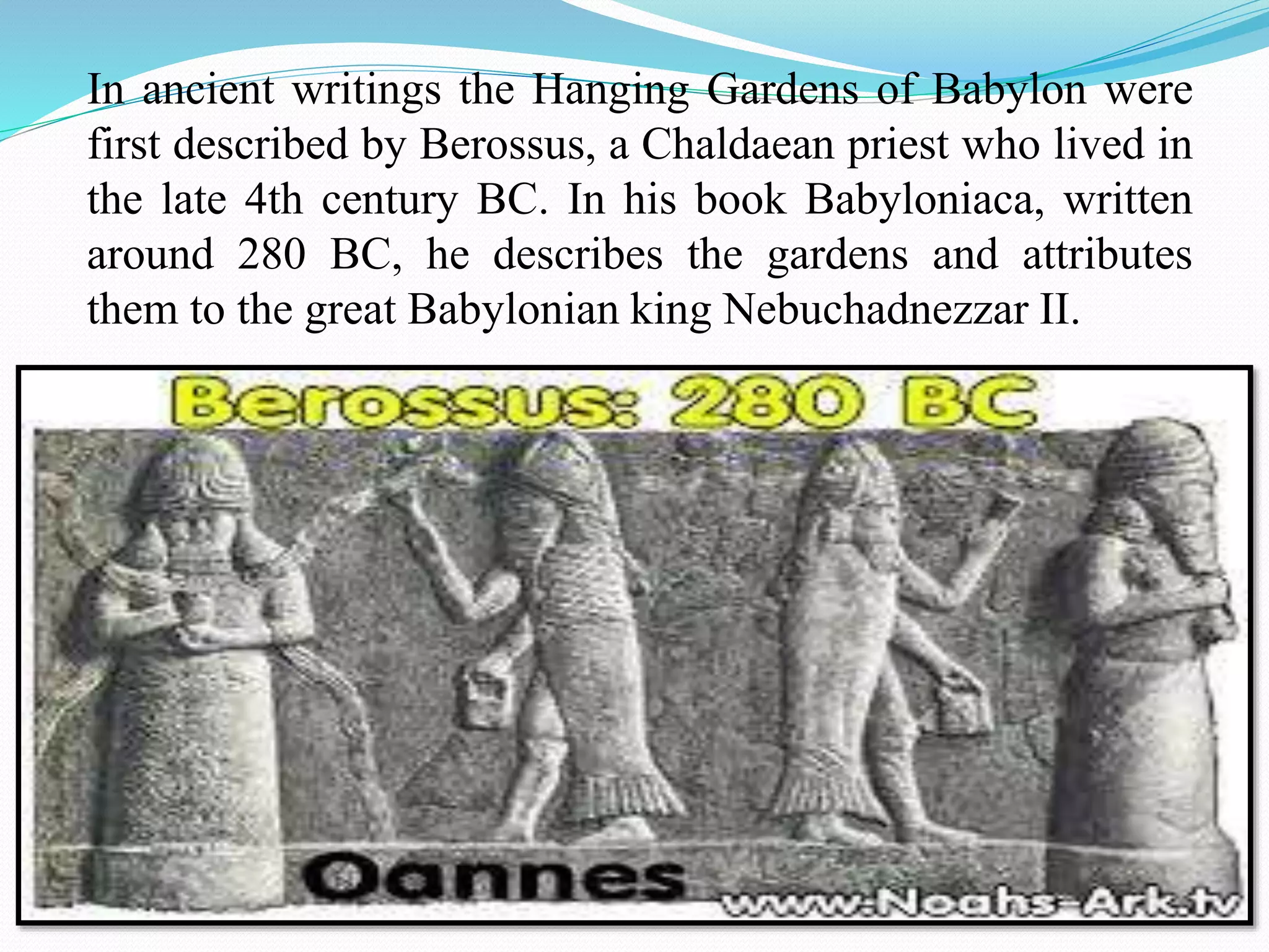 Hanging garden of babylone.ppt